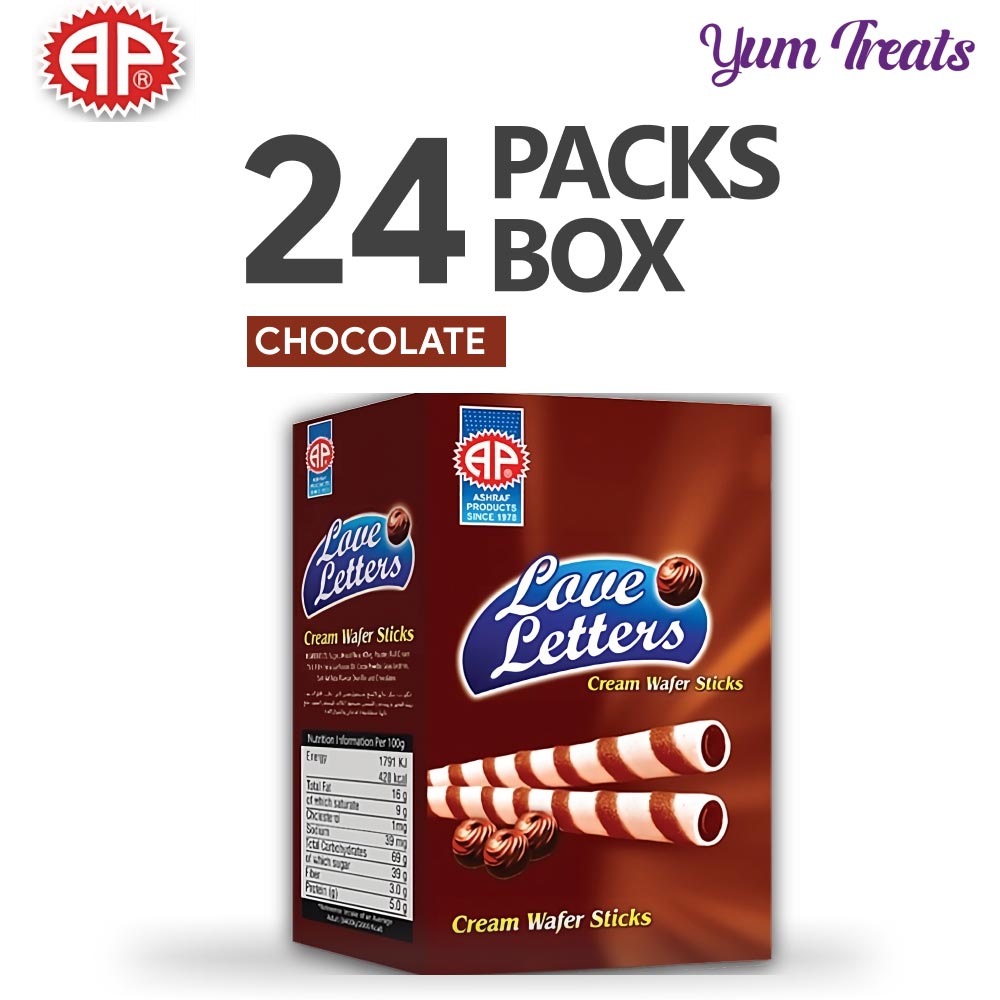 AP Love Letter Chocolate Double Stick Wafer Rolls – Yum Treats